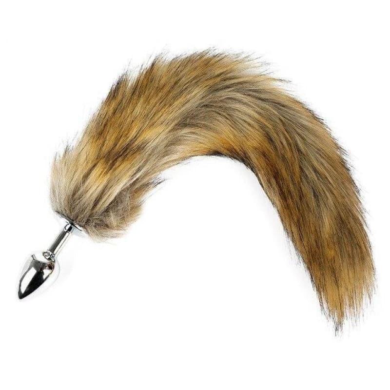 Plug Anal Queue de Renard Métal Marron | Plug Avenue