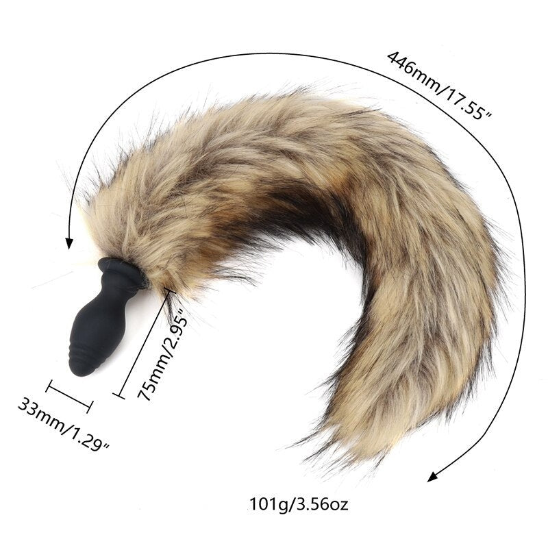 Plug queue de renard vibrant | Plug Avenue